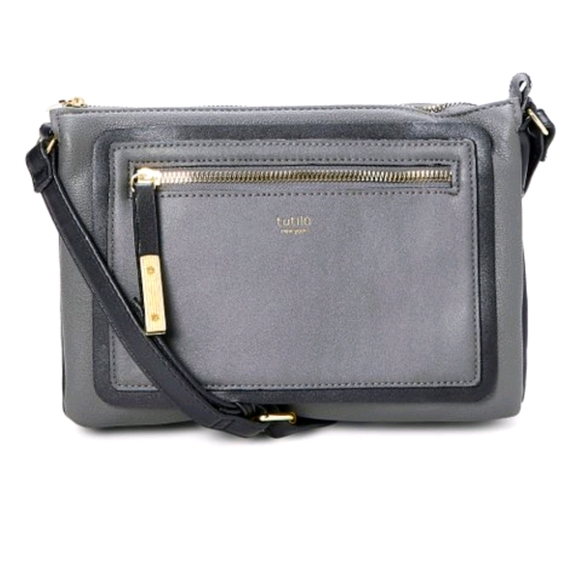 Tutilo | Bags | Tutilo Charcoal Color Block Crossbody Bag | Poshmark